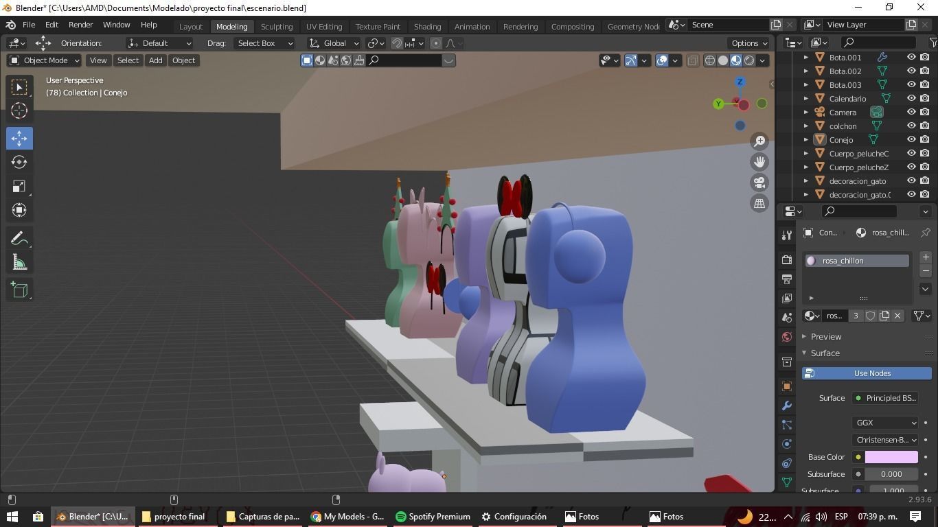 manikin computer screen showing different characters 3D model 3D ...