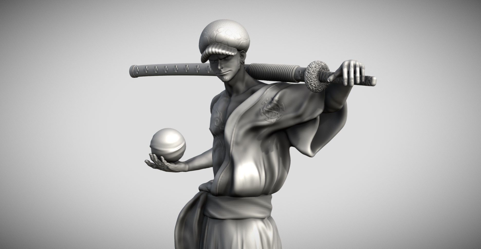 Trafalgar D water law - 3Dprinting 3D model 3D printable | CGTrader