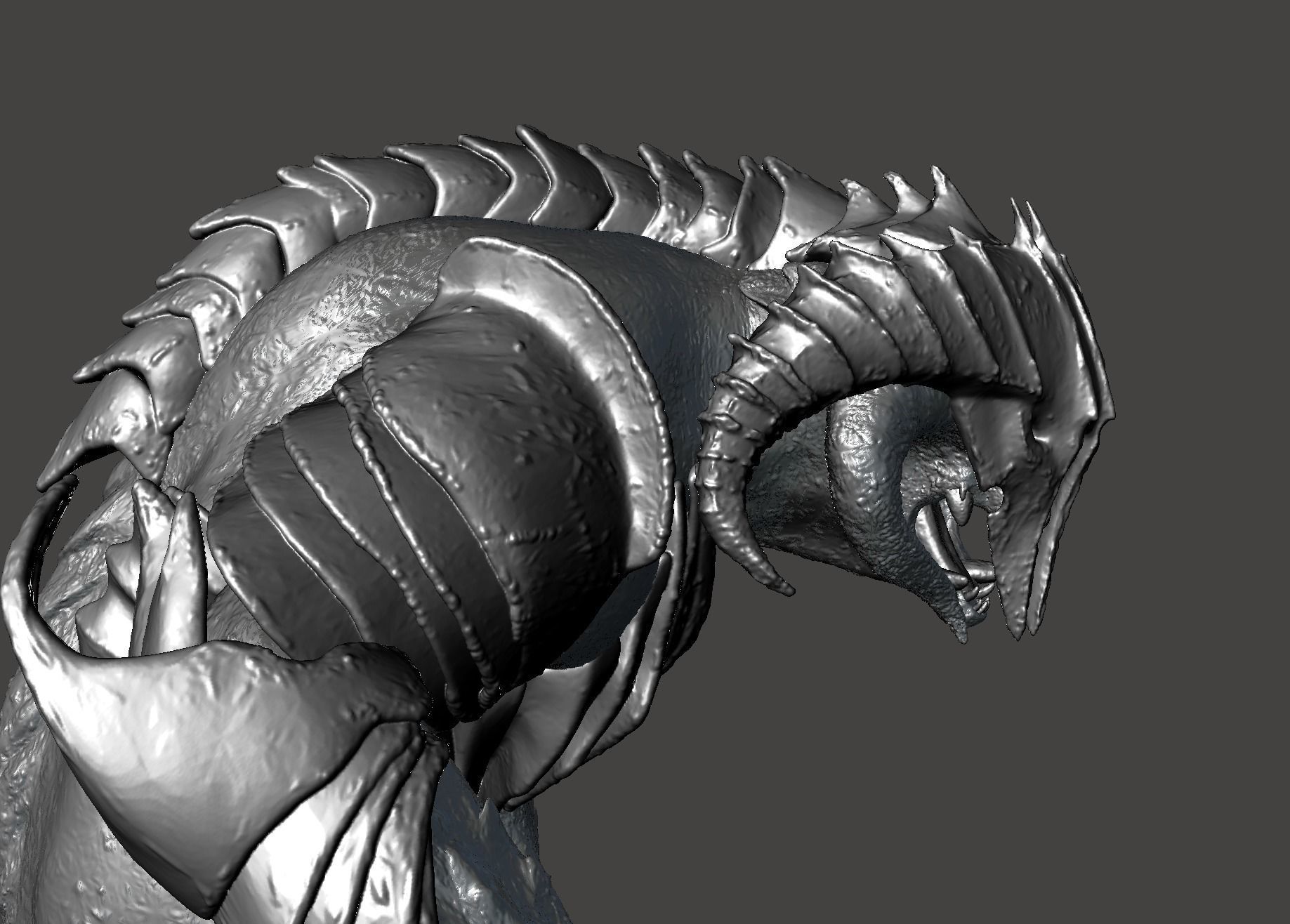 Armored Balrog LOTR Tar Goroth Shadow of War - Hi-Poly STL 3D model 3D ...