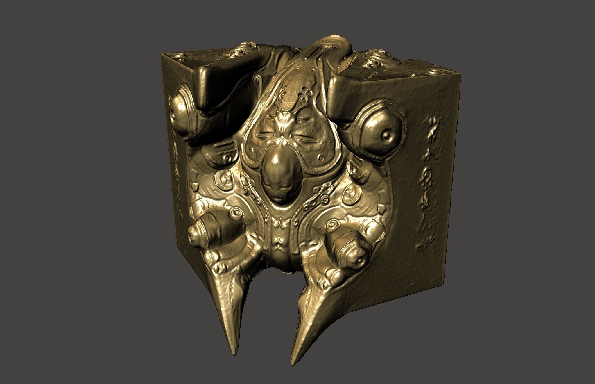 DOOM 3 SOULCUBE - ULTRA DETAILED MESH Hi-Poly STL 3D model 3D printable ...