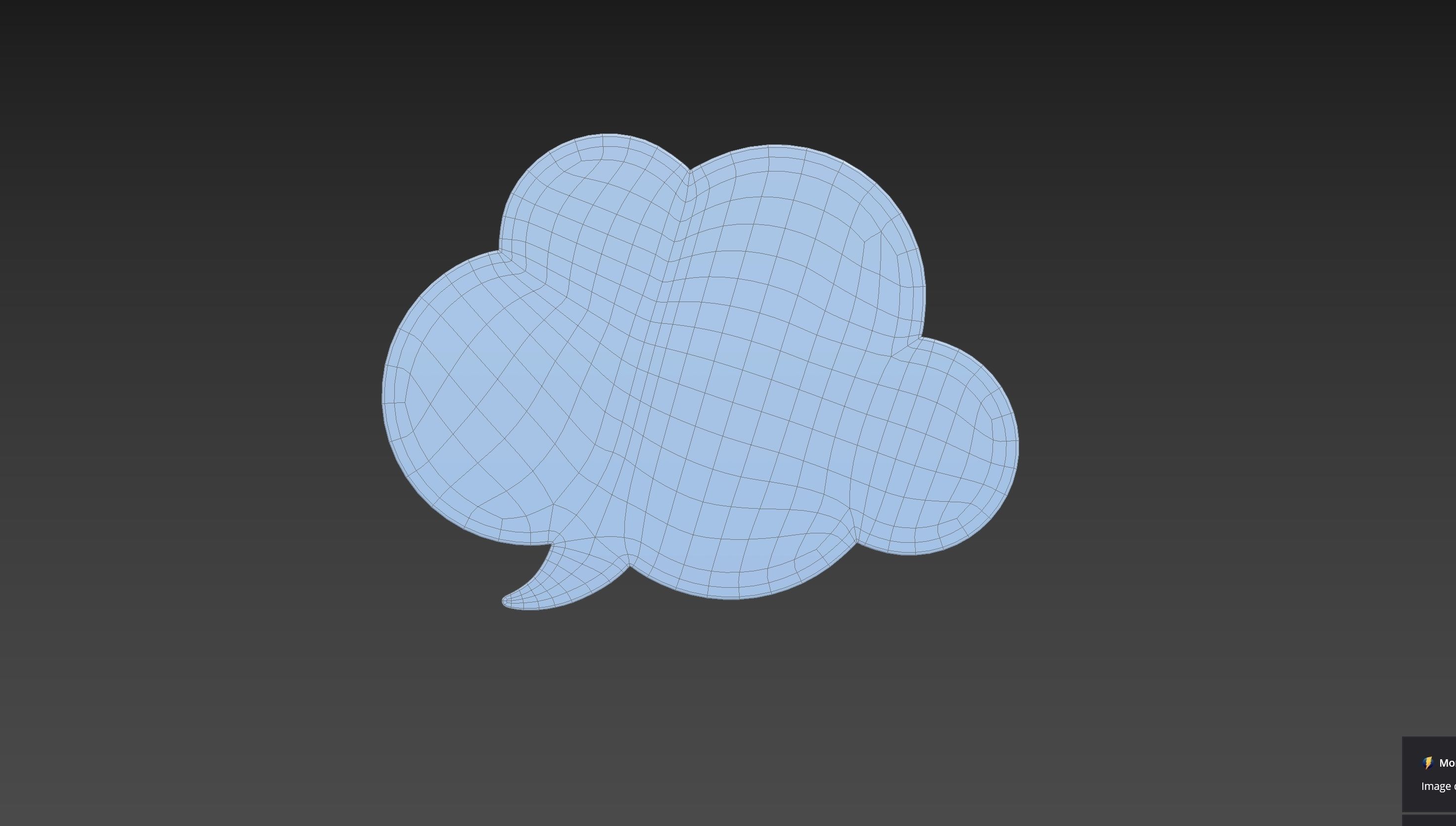 Symbol014 Speech Bubble 3D model | CGTrader
