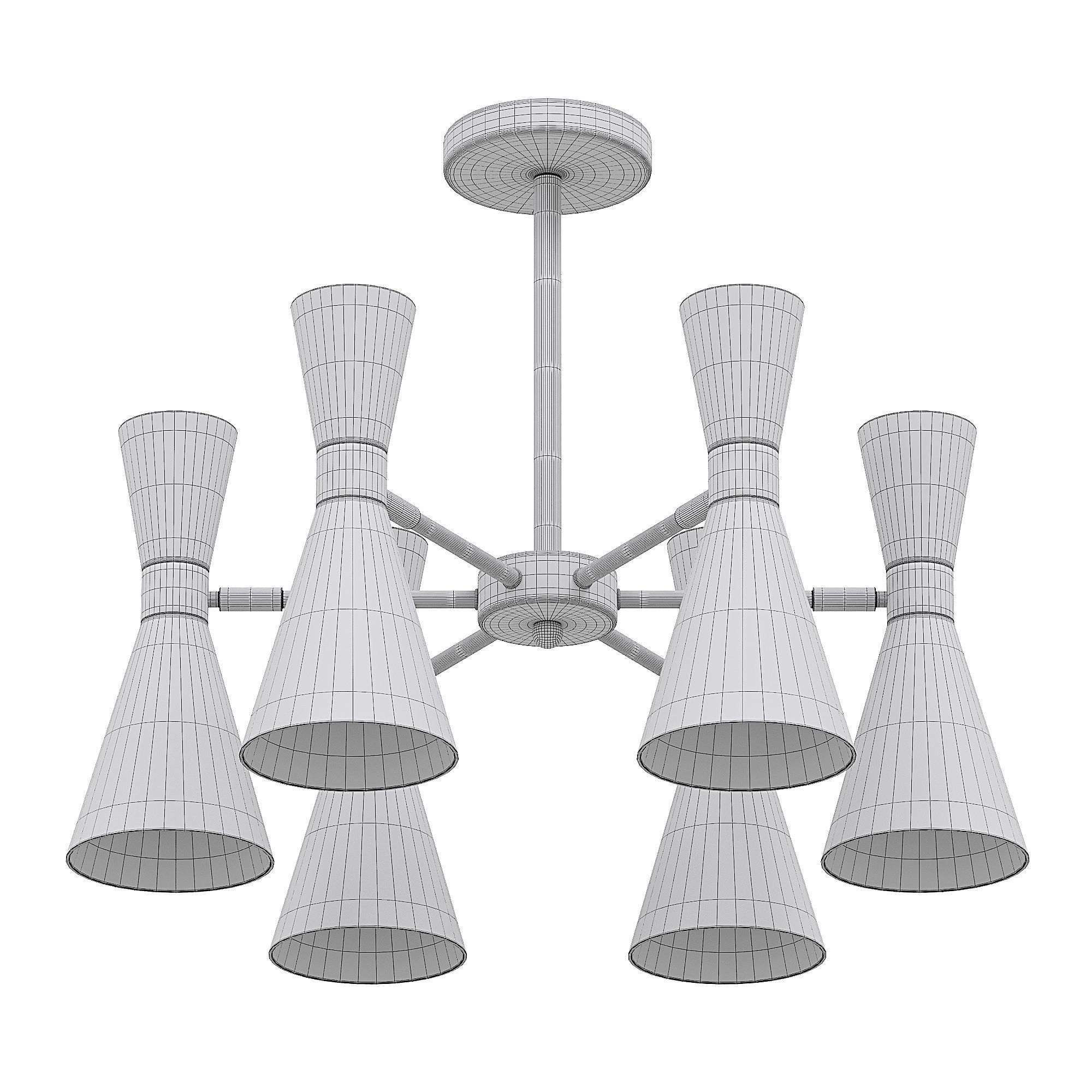Ceiling chandelier Lumion QUINN 3D model | CGTrader