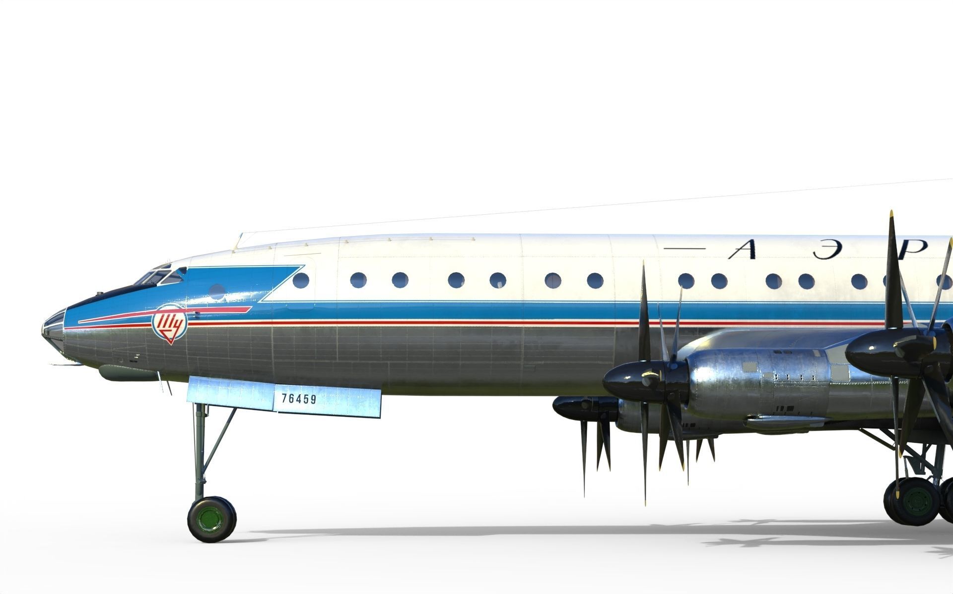 Tupolev Tu-114 3D model | CGTrader