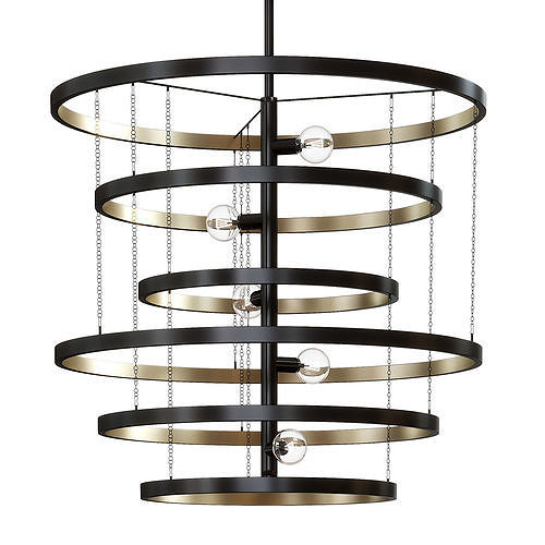 Feiss Celeste Light Chandelier by Generation Lighting 3D model | CGTrader