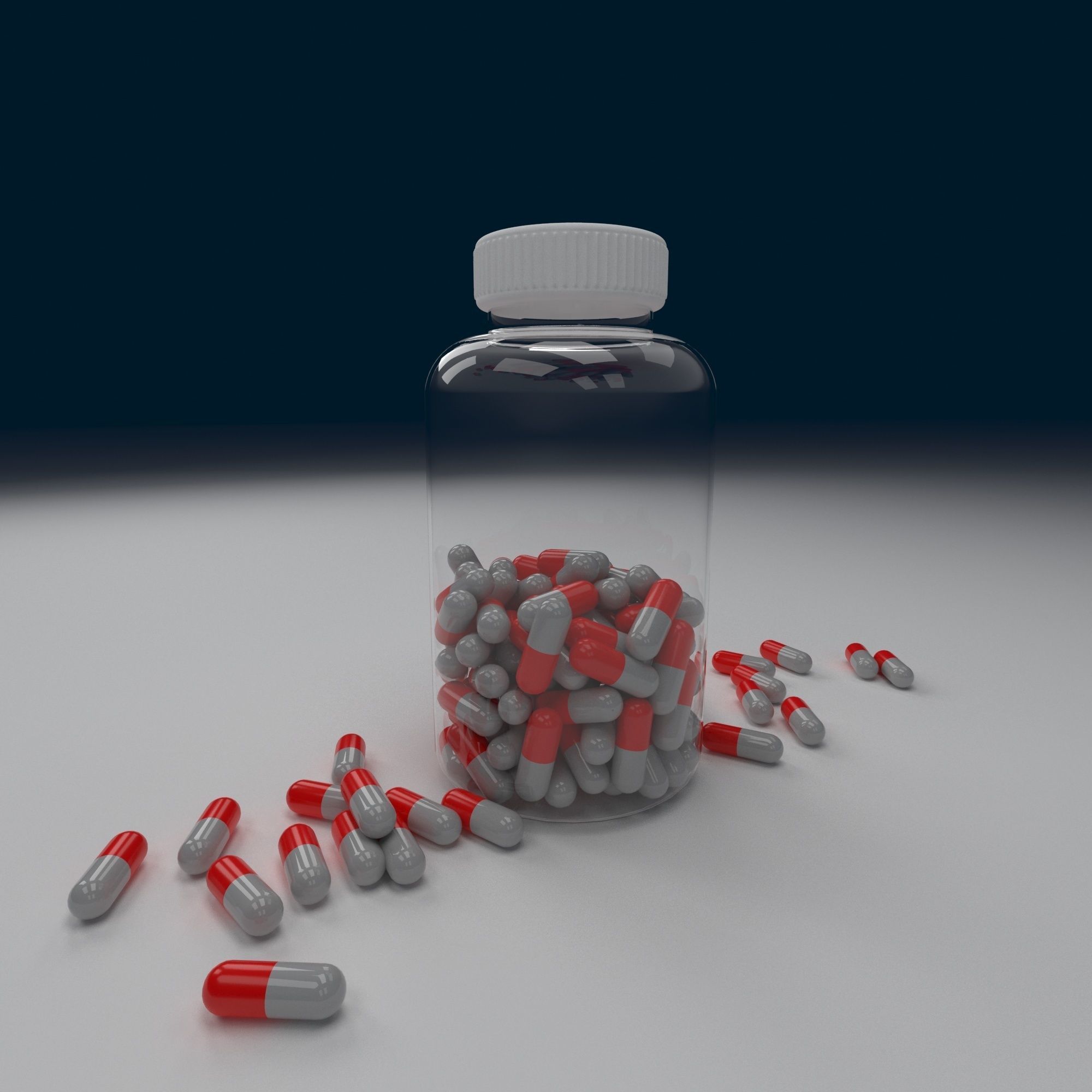 capsule medicine 3D model | CGTrader