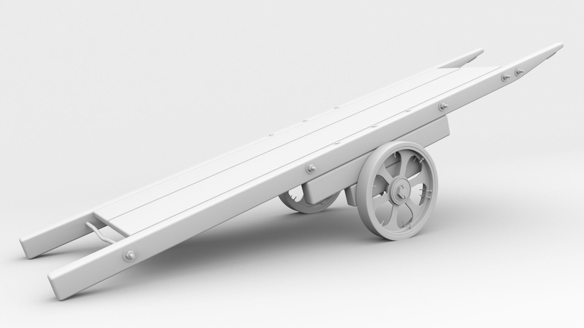 3D model Wooden Hath Gadi VR / AR / low-poly | CGTrader