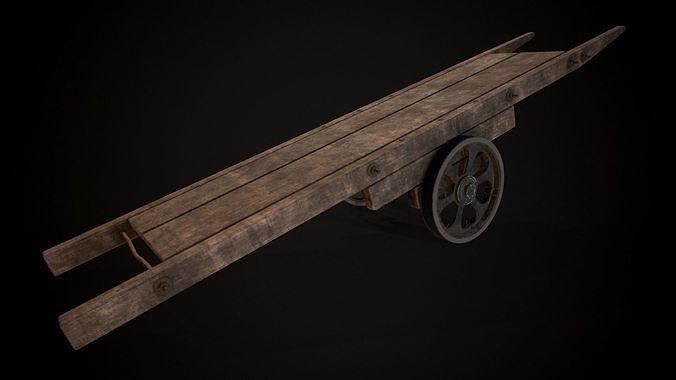 3D model Wooden Hath Gadi VR / AR / low-poly | CGTrader