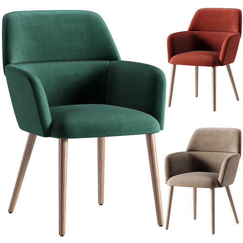 3D model ARCHIE Chair VR / AR / low-poly | CGTrader