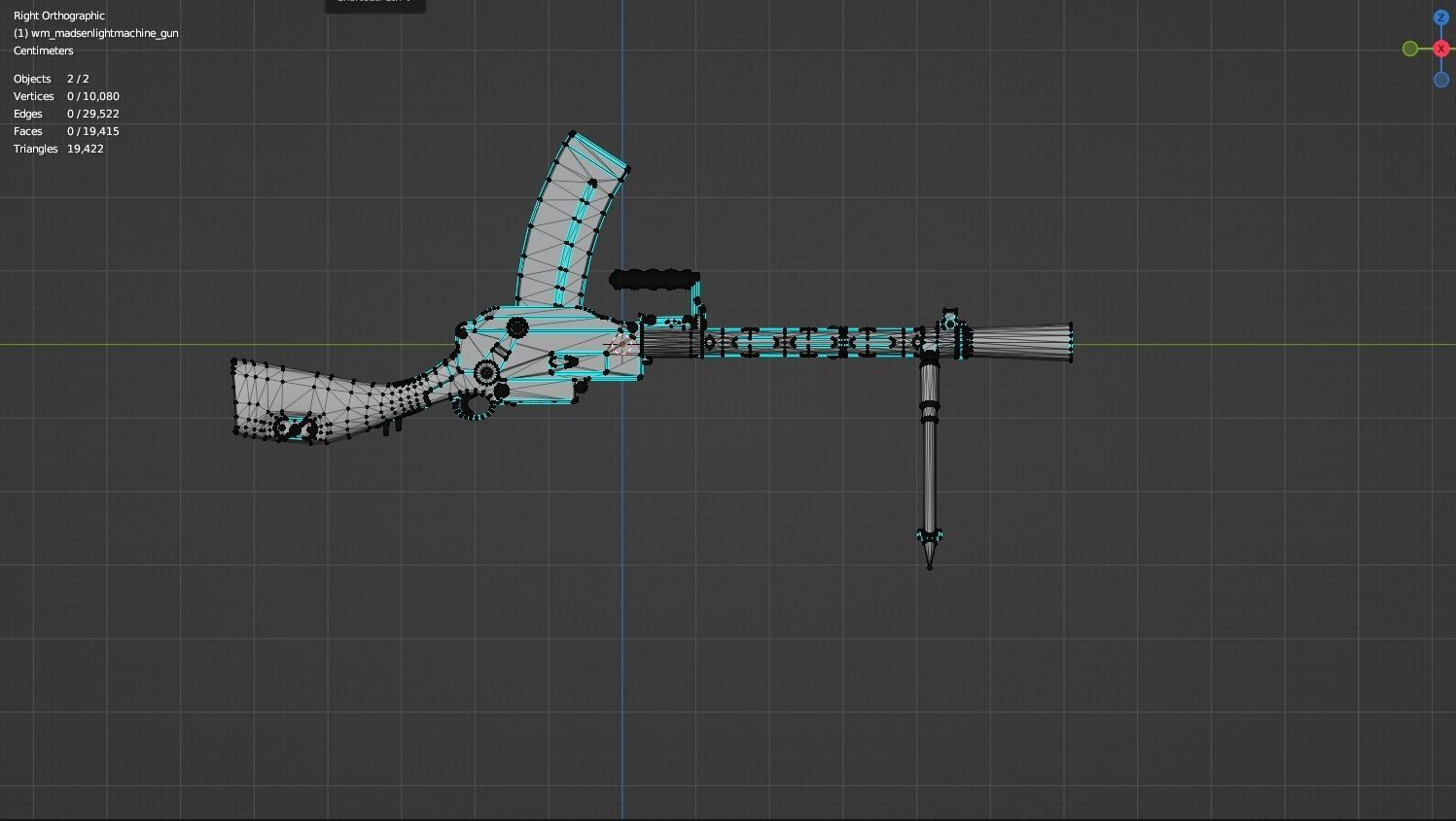 3D model Madsen Machine Gun VR / AR / low-poly | CGTrader