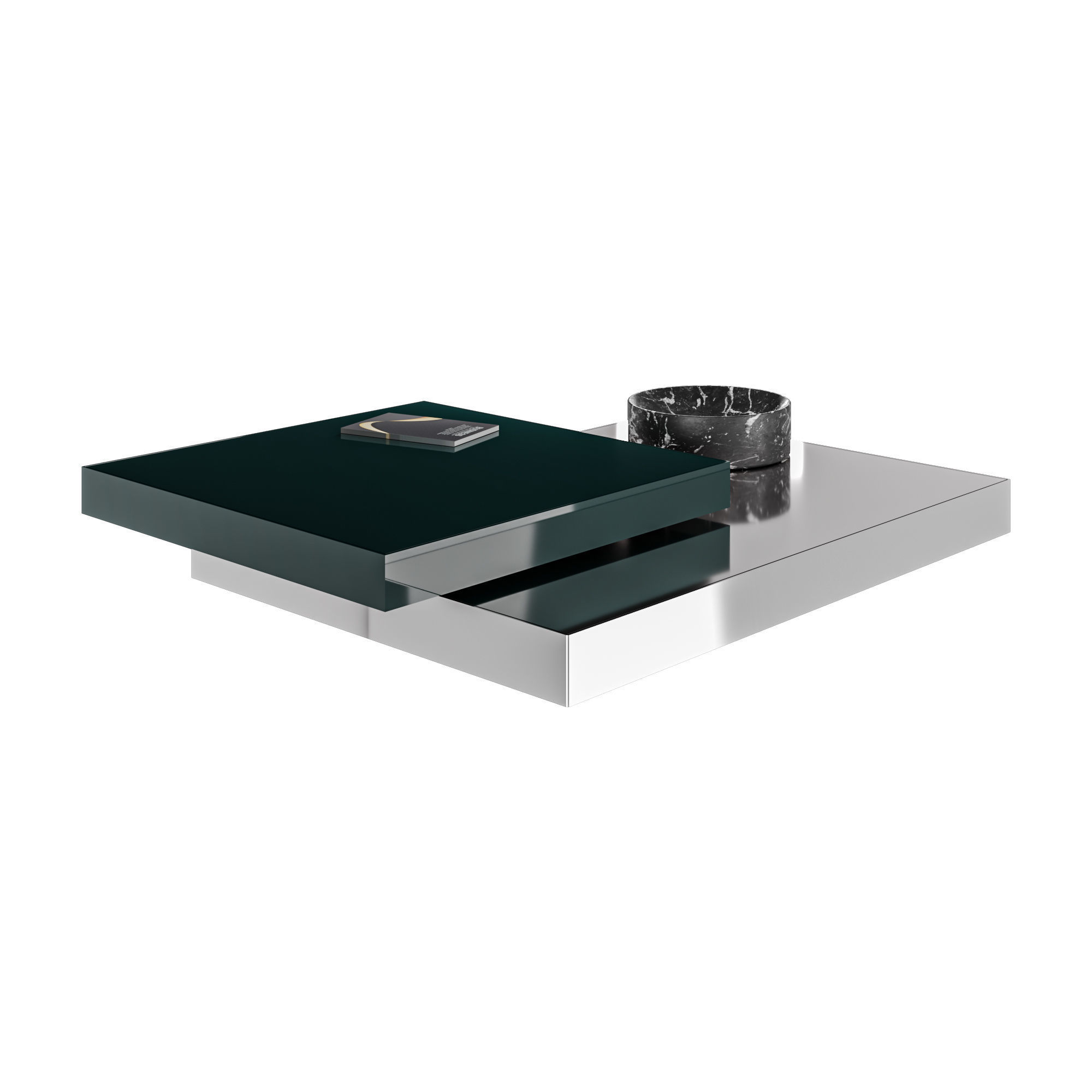 Minotti Solid Steel coffee table 3D model | CGTrader