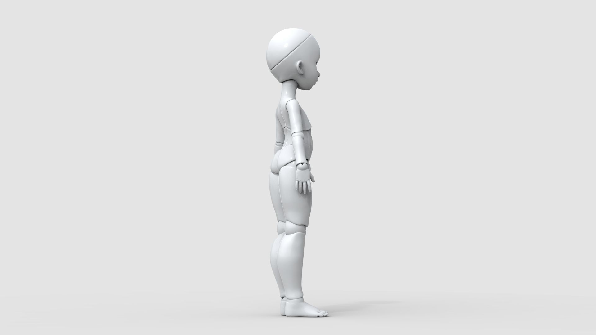 bjd movable joint doll Mayra ball joint doll 3D model 3D printable ...