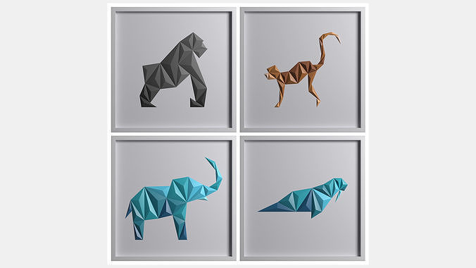 Paper ArtWork 25 3D model | CGTrader