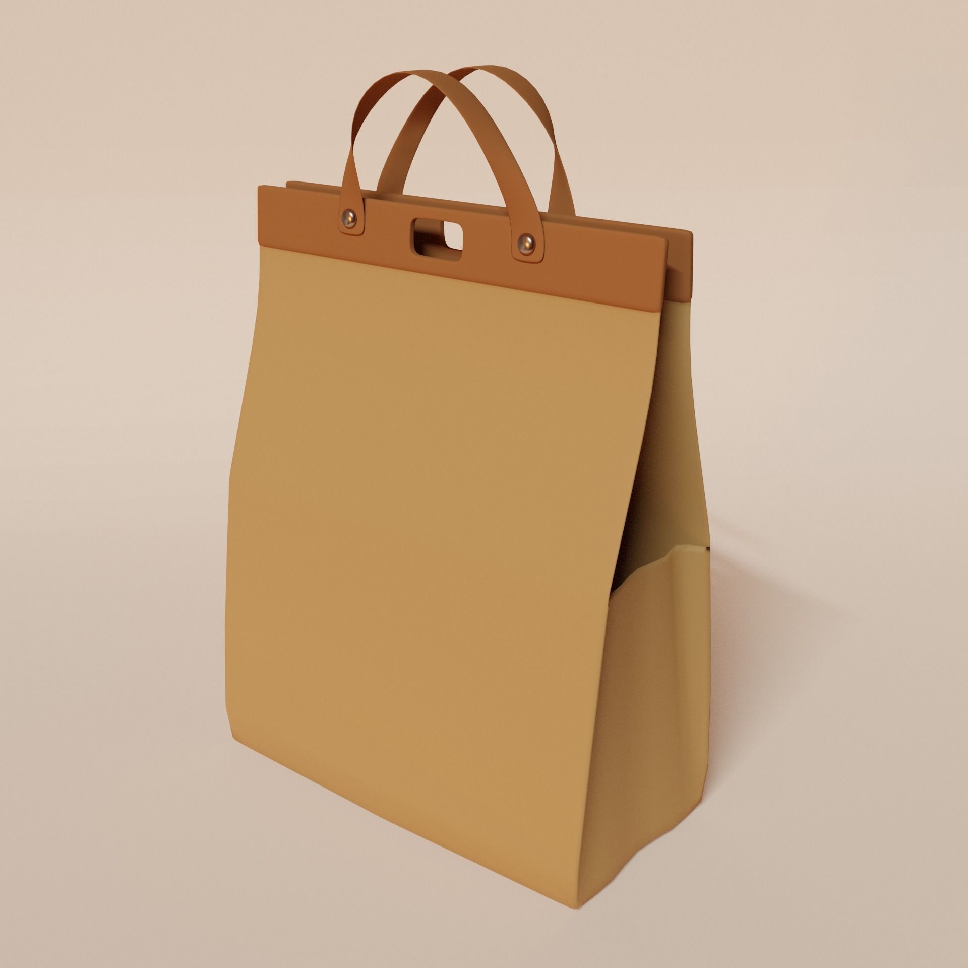 Paper Beg 2022-1 free 3D model | CGTrader