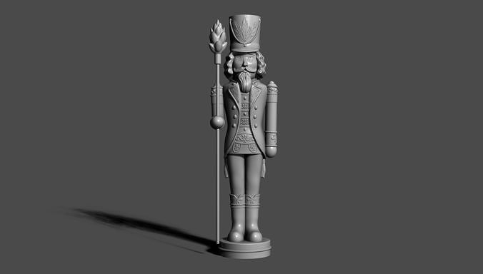 Nutcracker 3D model 3D printable | CGTrader