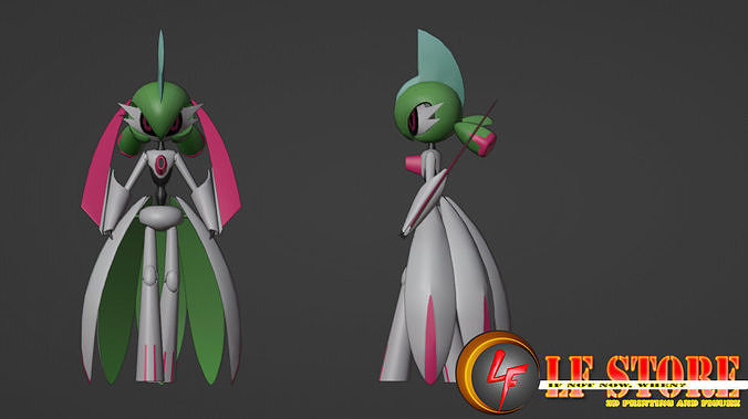 Pokemon Iron Valiant 2 Pose 3D model | CGTrader