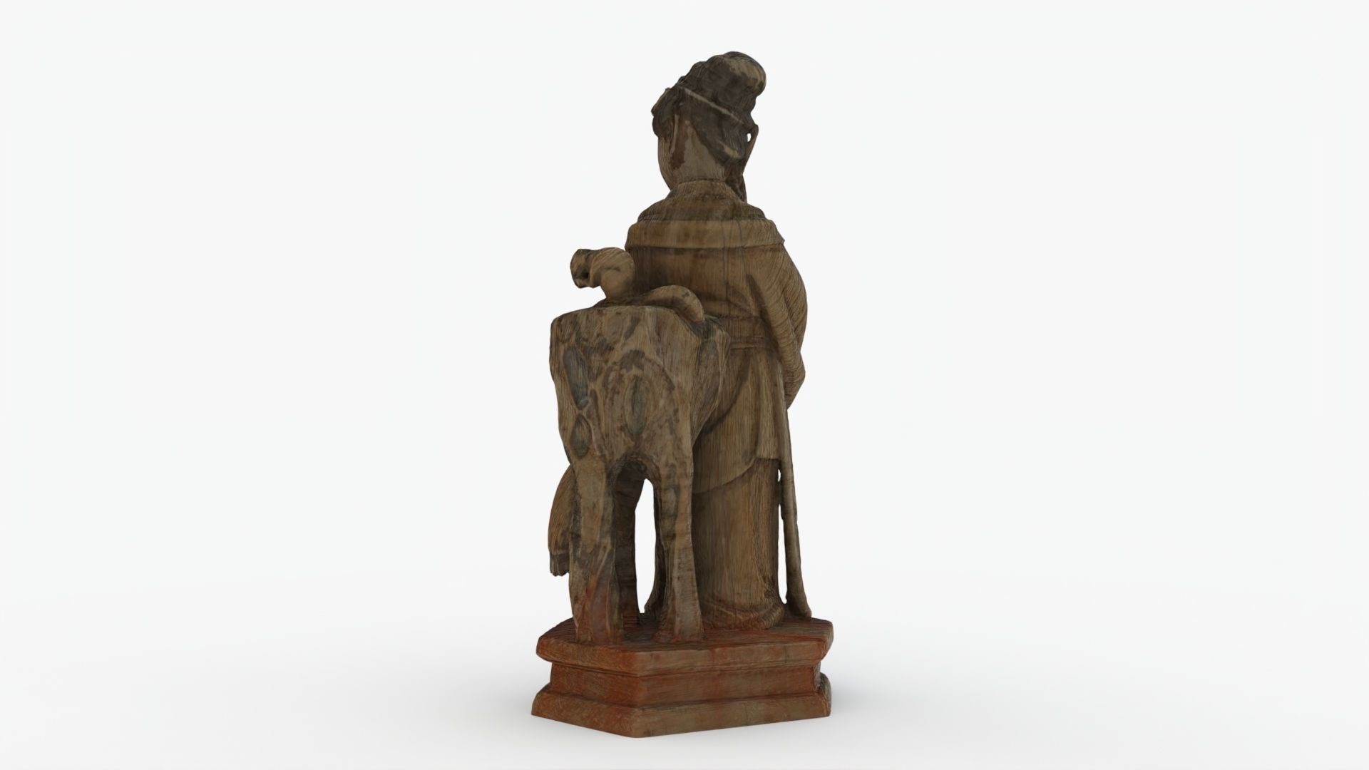 3D model Scan Asian Ancient Statue VR / AR / low-poly | CGTrader