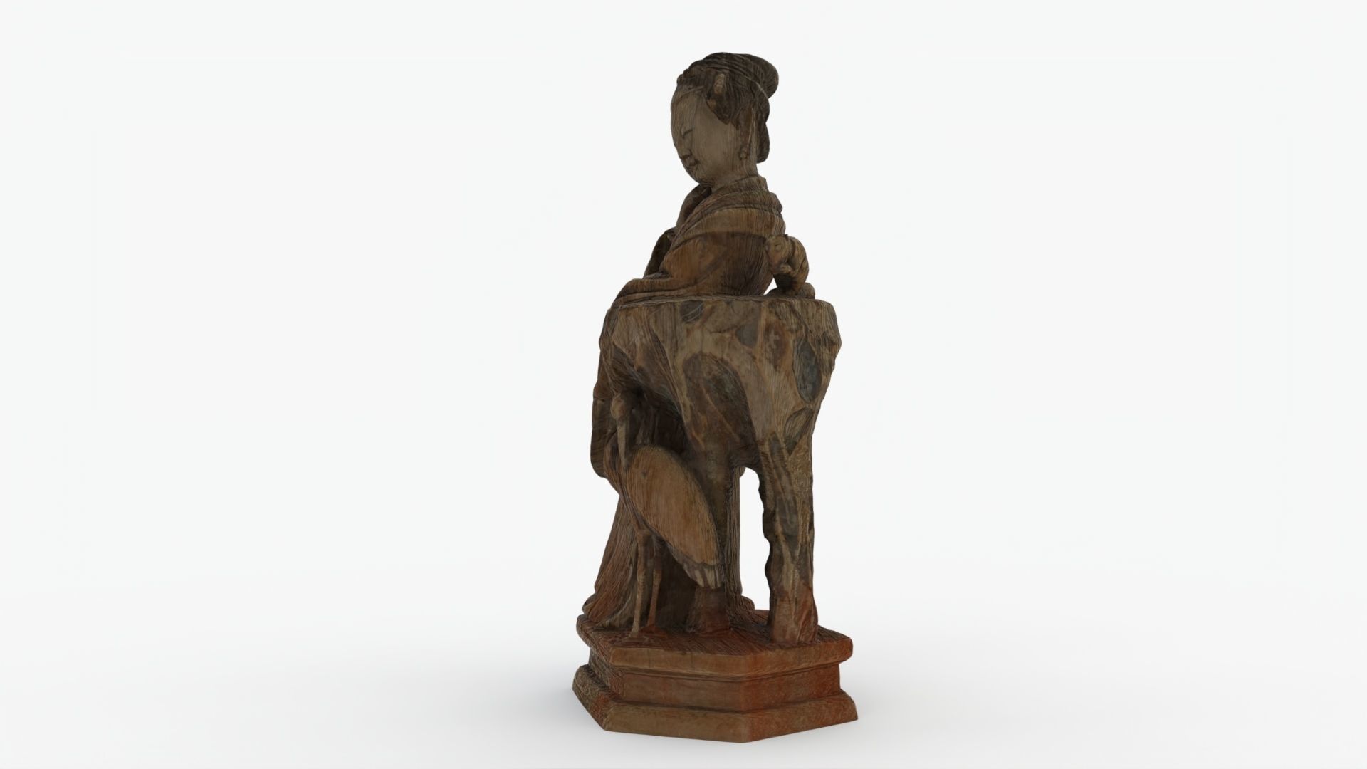 3D model Scan Asian Ancient Statue VR / AR / low-poly | CGTrader