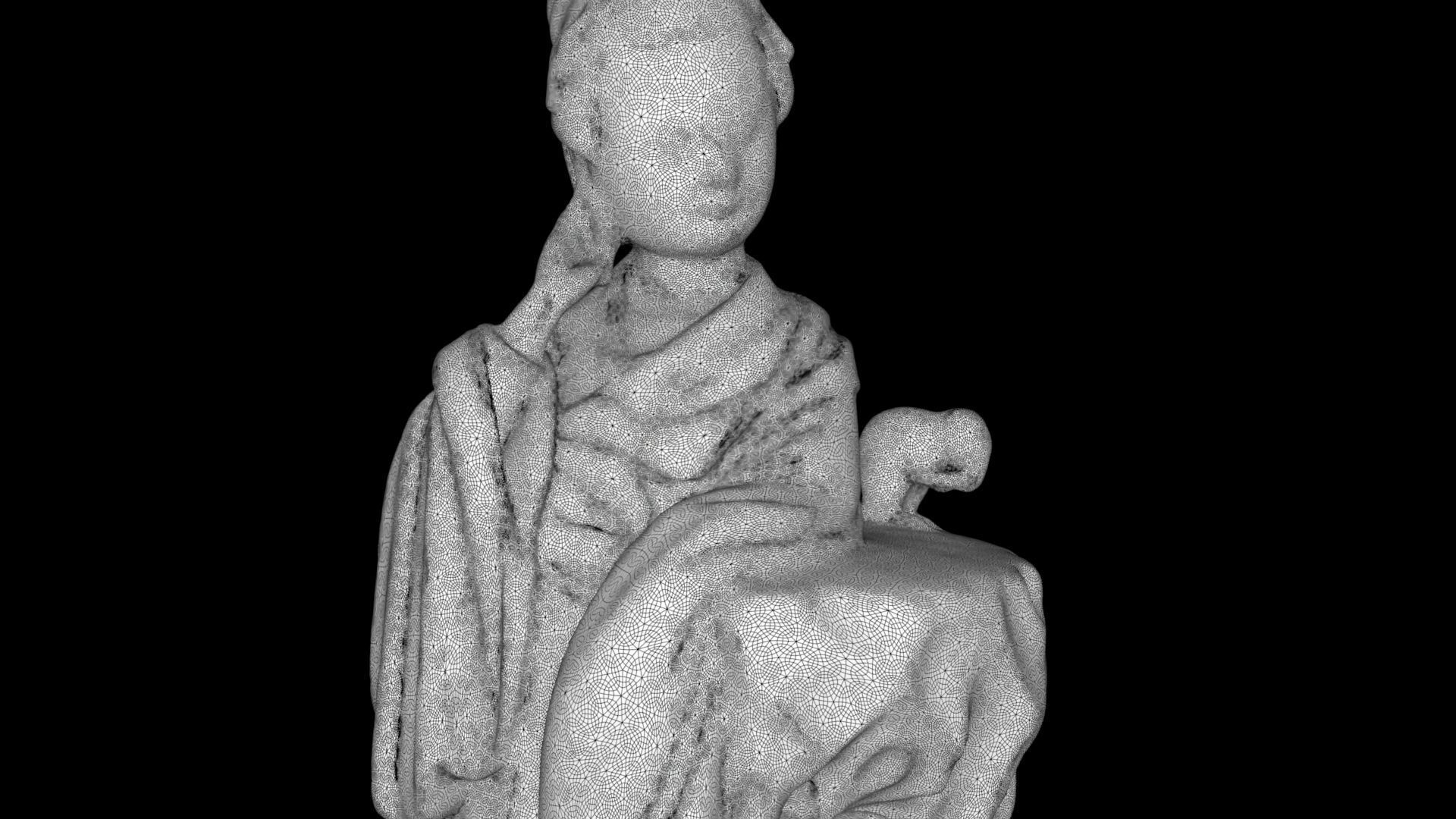 3D model Scan Asian Ancient Statue VR / AR / low-poly | CGTrader