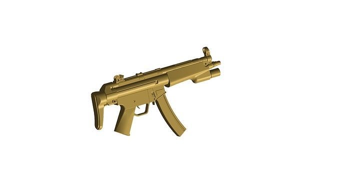 Heckler Koch MP5 RIFLE 3D model | CGTrader