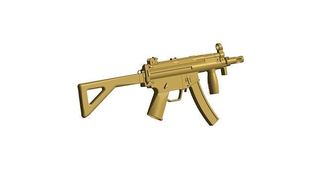 Heckler Koch MP5-K 3D model | CGTrader