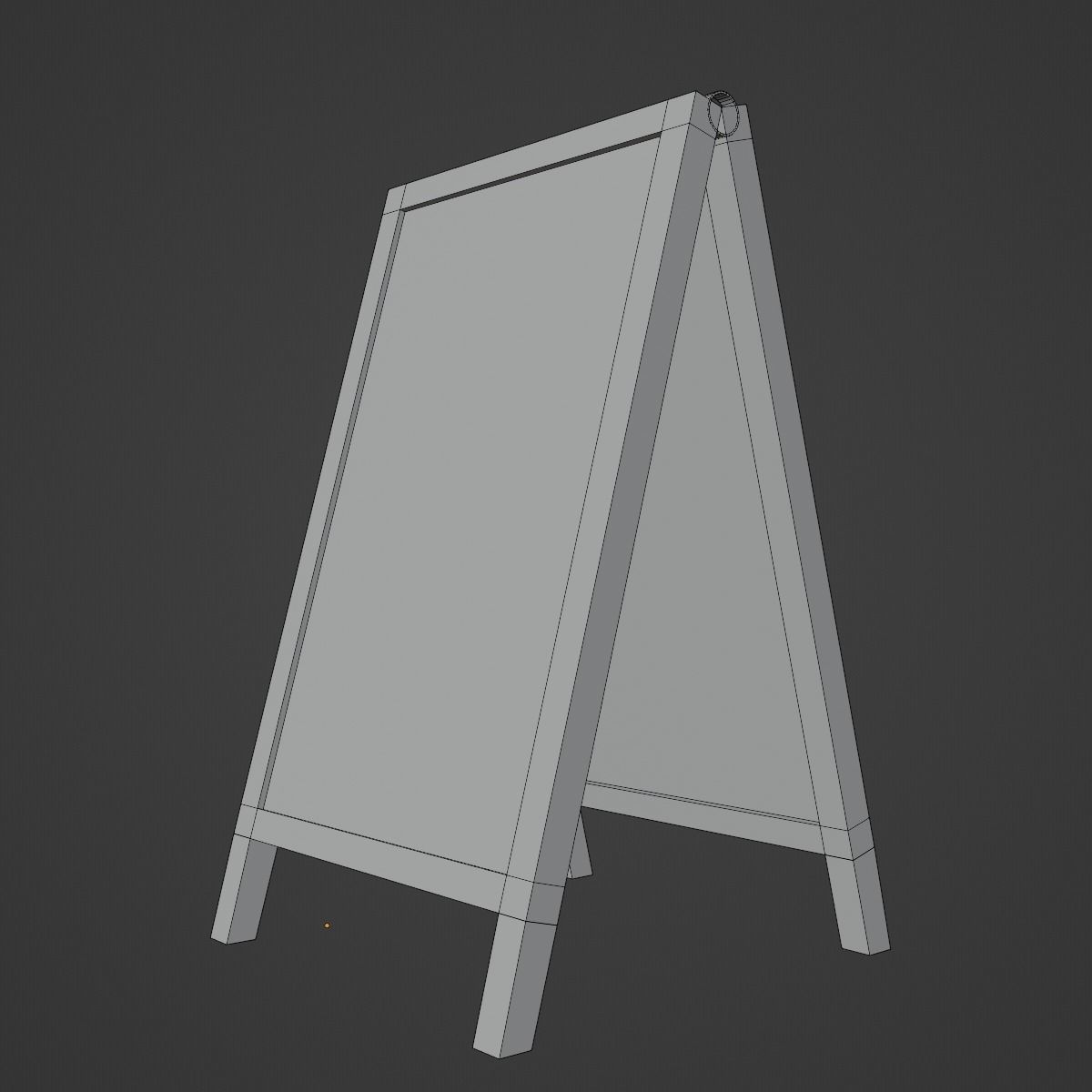 3D model Cafe Bar Menu Stand VR / AR / low-poly | CGTrader