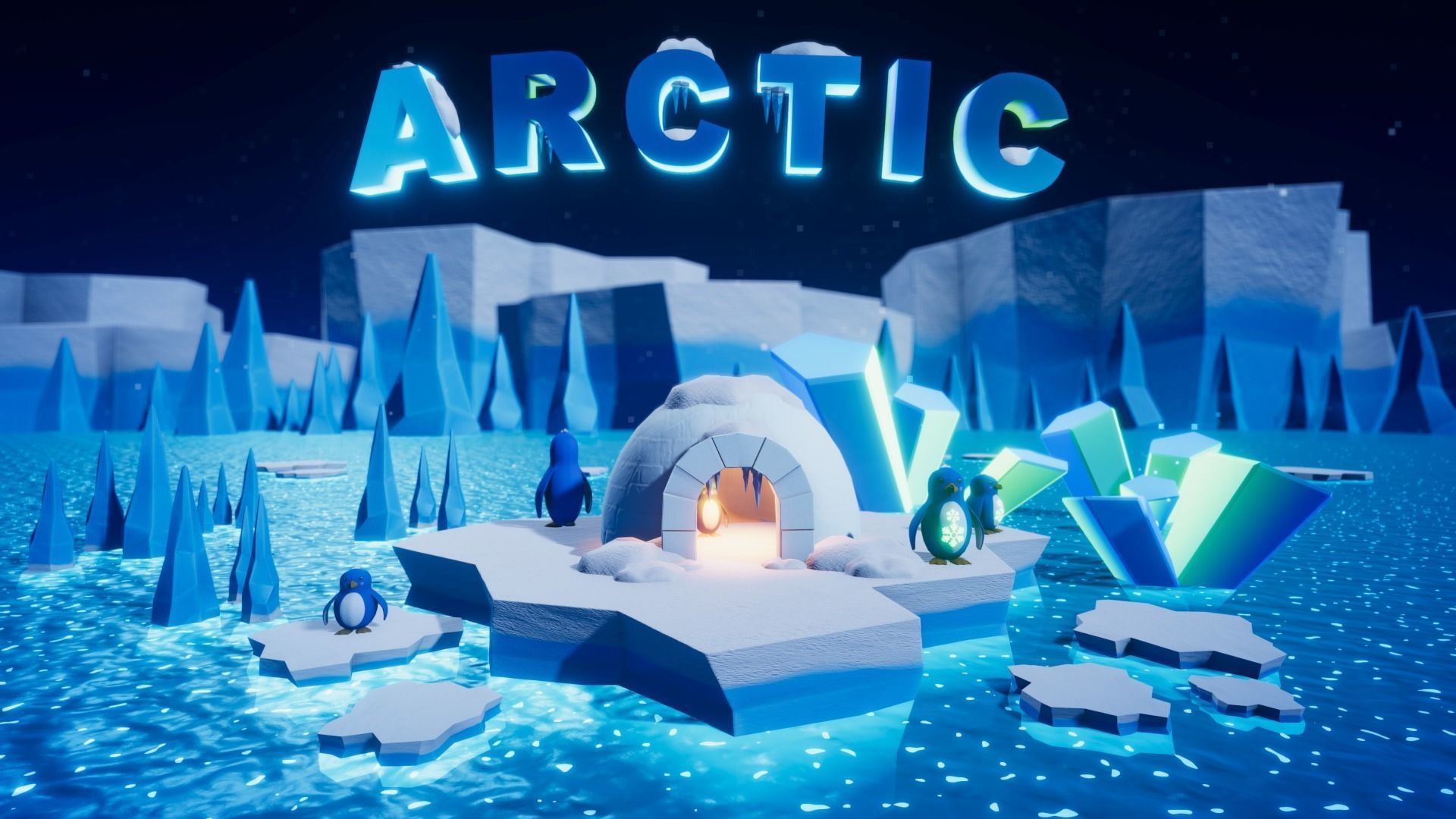 3D model Arctic Cartoon-style game assets VR / AR / low-poly | CGTrader