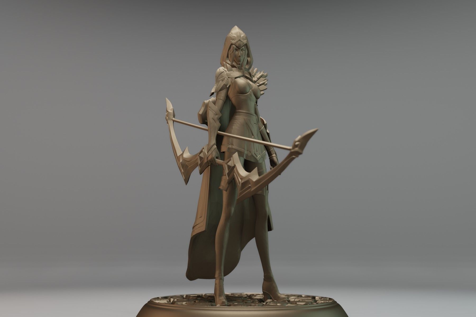 ASHE - LEAGUE OF LEGENDS free 3D model 3D printable | CGTrader