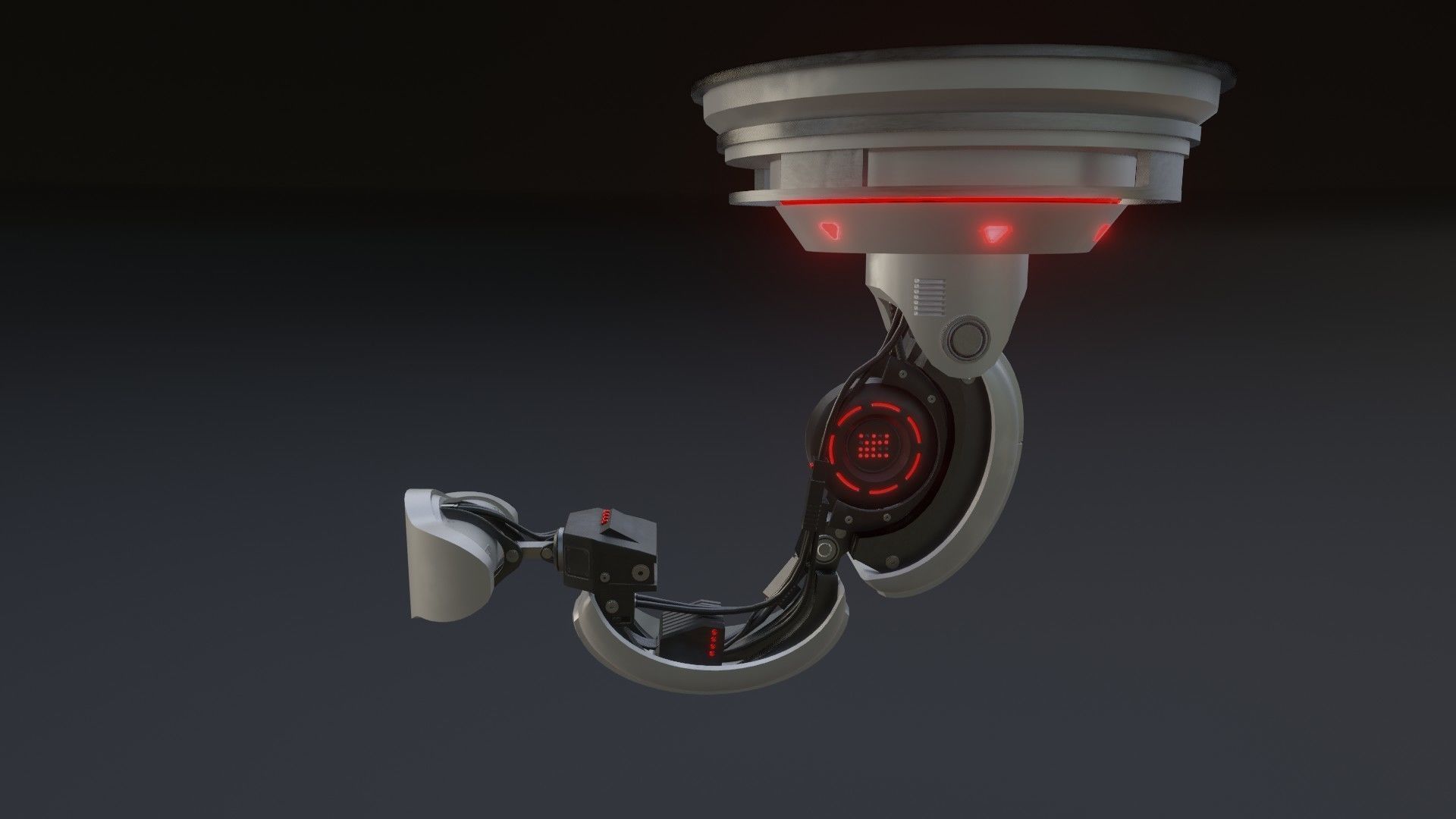 3D model Ai Robot Control Unit Rigged and Animated VR / AR / low-poly ...