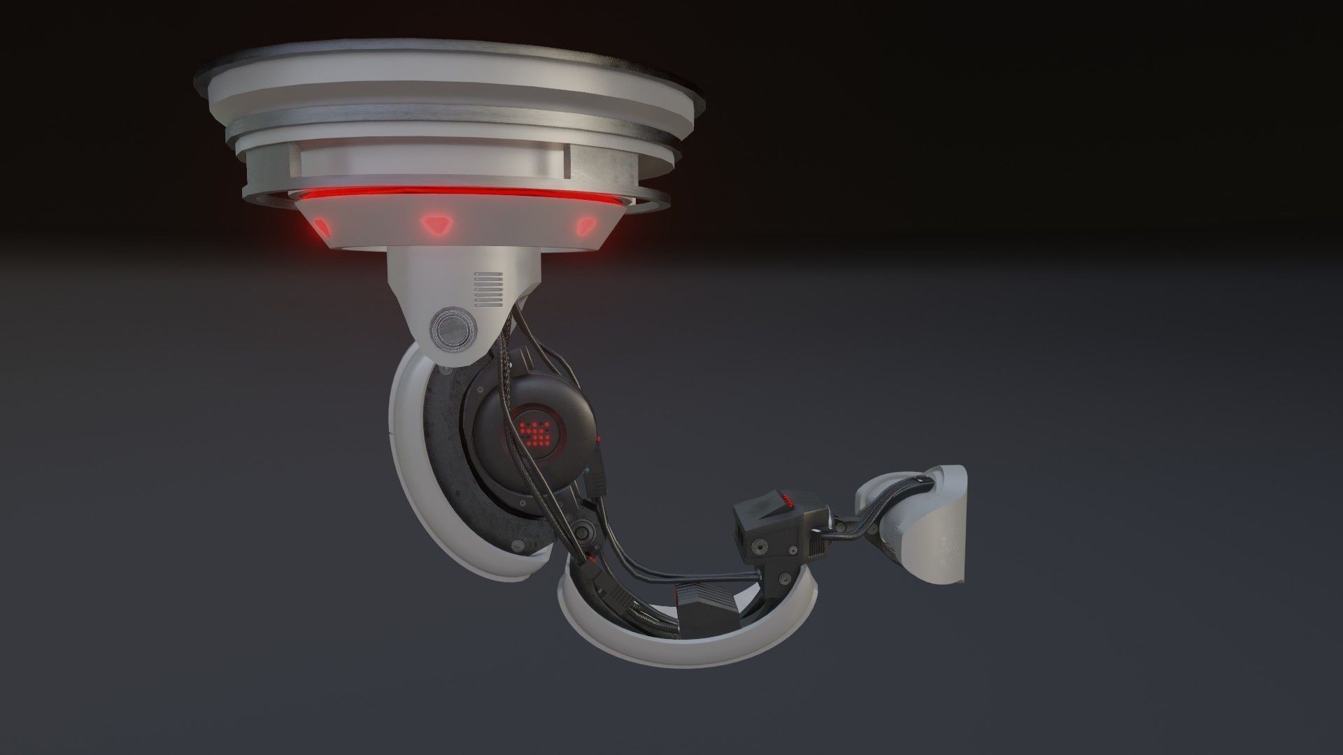 3D model Ai Robot Control Unit Rigged and Animated VR / AR / low-poly ...