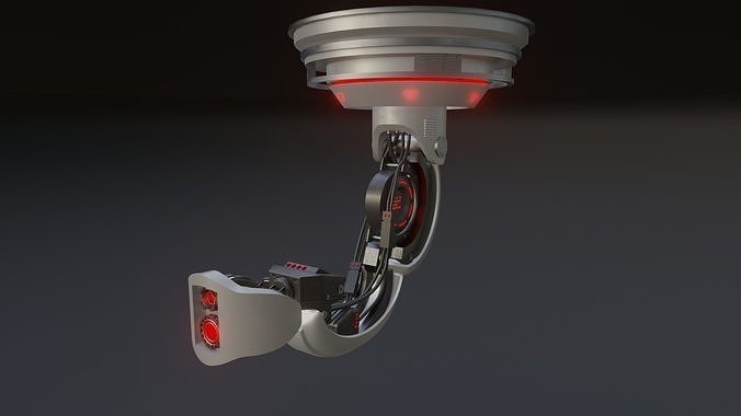 3D model Ai Robot Control Unit Rigged and Animated VR / AR / low-poly ...