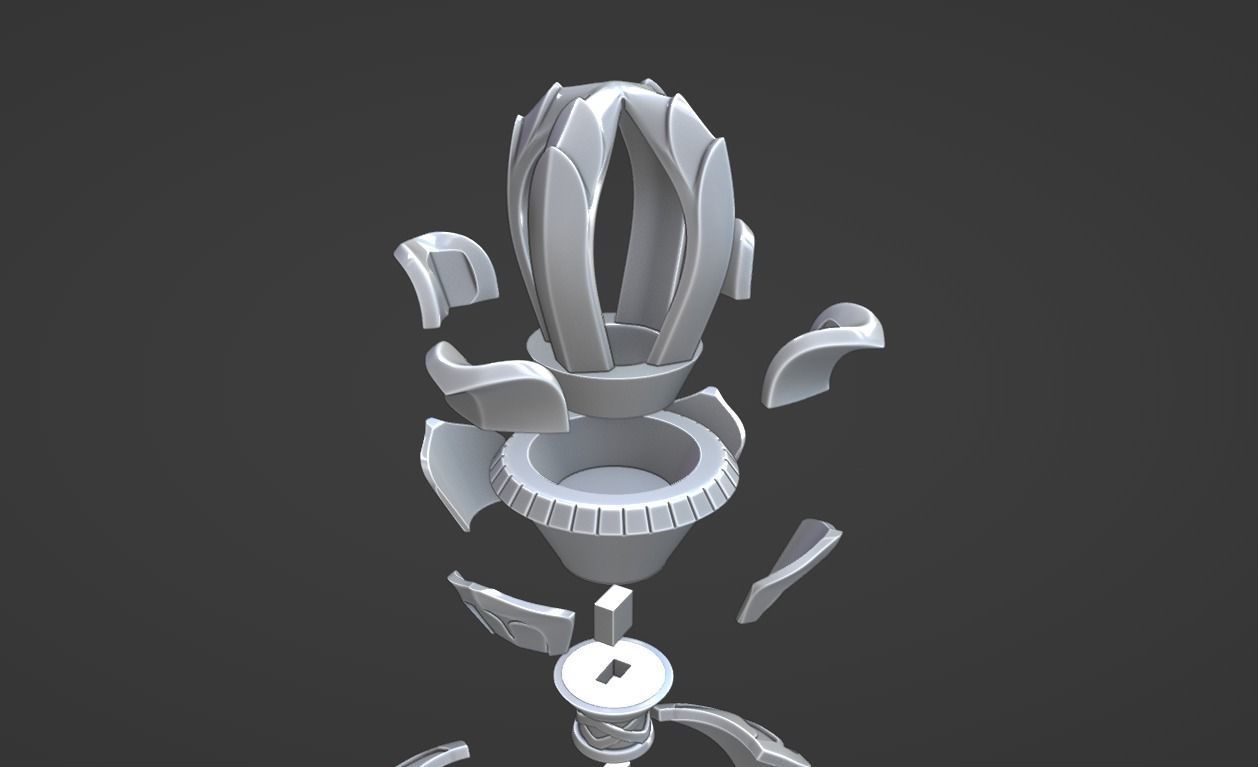 Wanderers Weapon - Scaramouche - Genshin Impact - 3D Printable 3D model ...