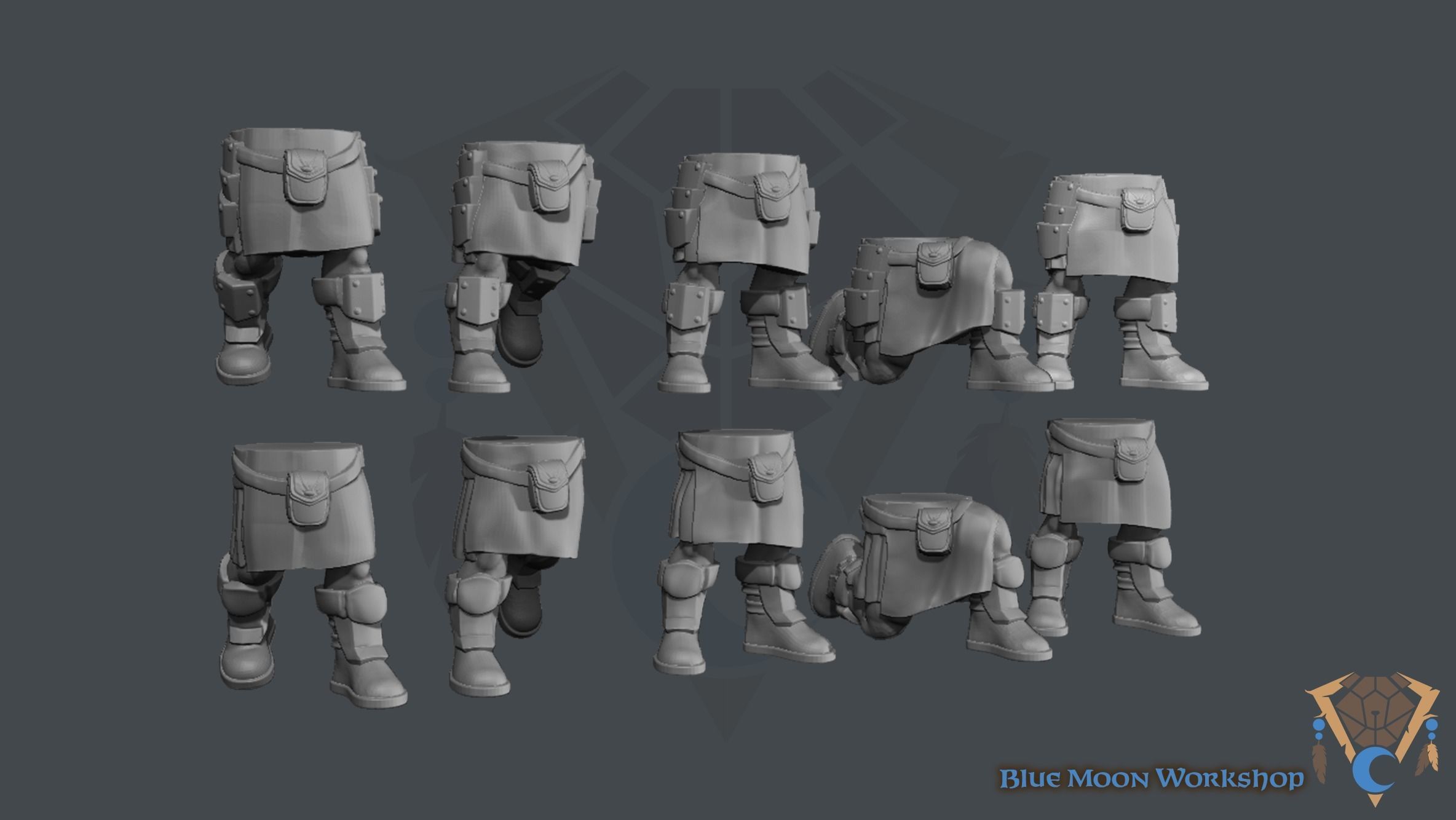 HIGHLANDER SOLDIERS - FULL KIT 3D model 3D printable | CGTrader