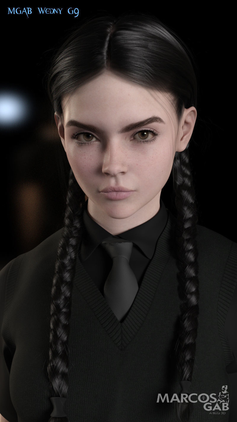 MGAB Wedny for Genesis 9 3D model animated rigged | CGTrader