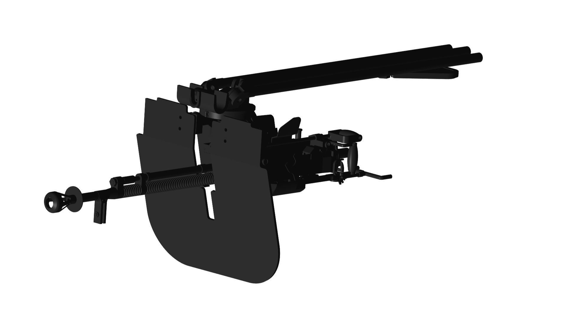 DShK heavy machine gun 3D model | CGTrader
