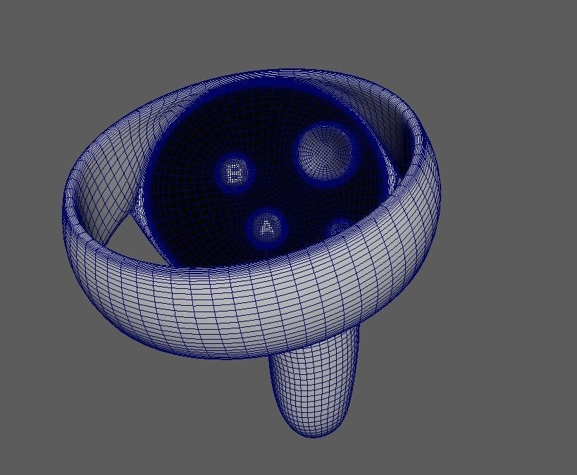 Meta Oculus Quest 3D model animated | CGTrader