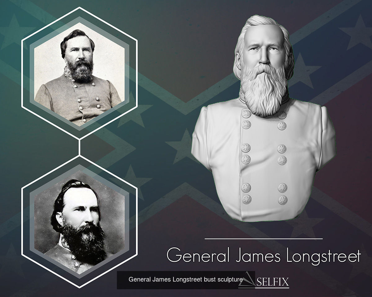 Civil war Confederate generals collection | CGTrader