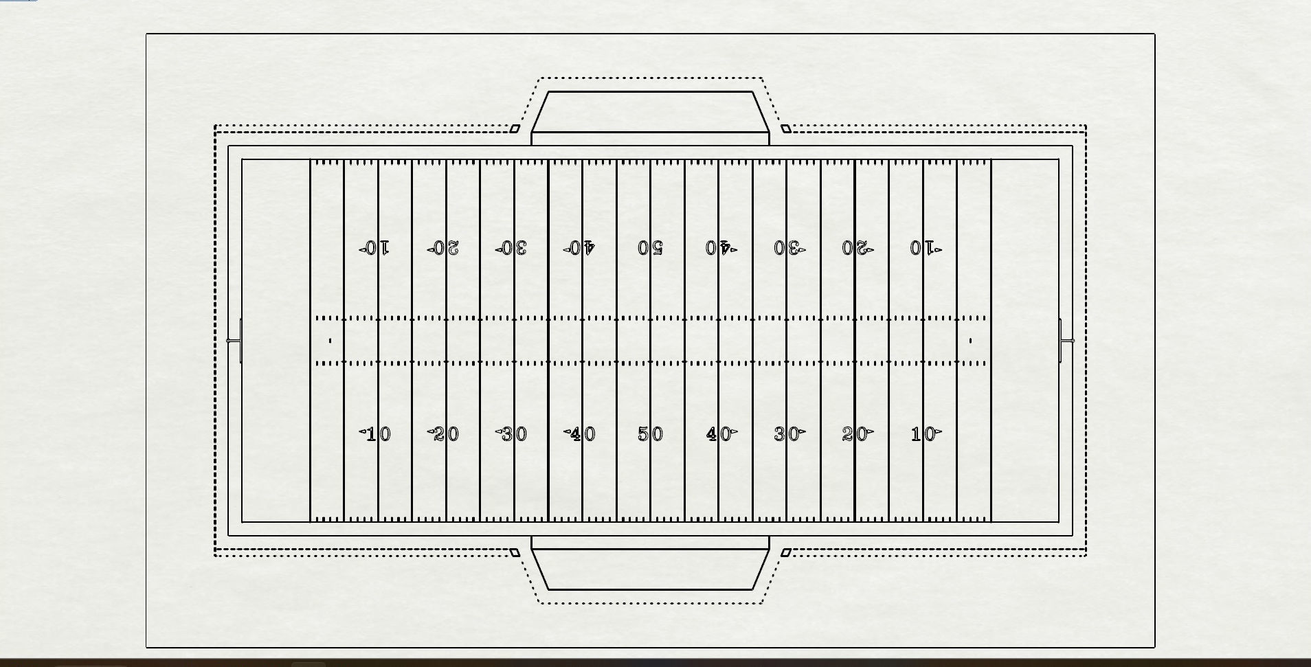 3D model American Football Field-NFL version VR / AR / low-poly | CGTrader