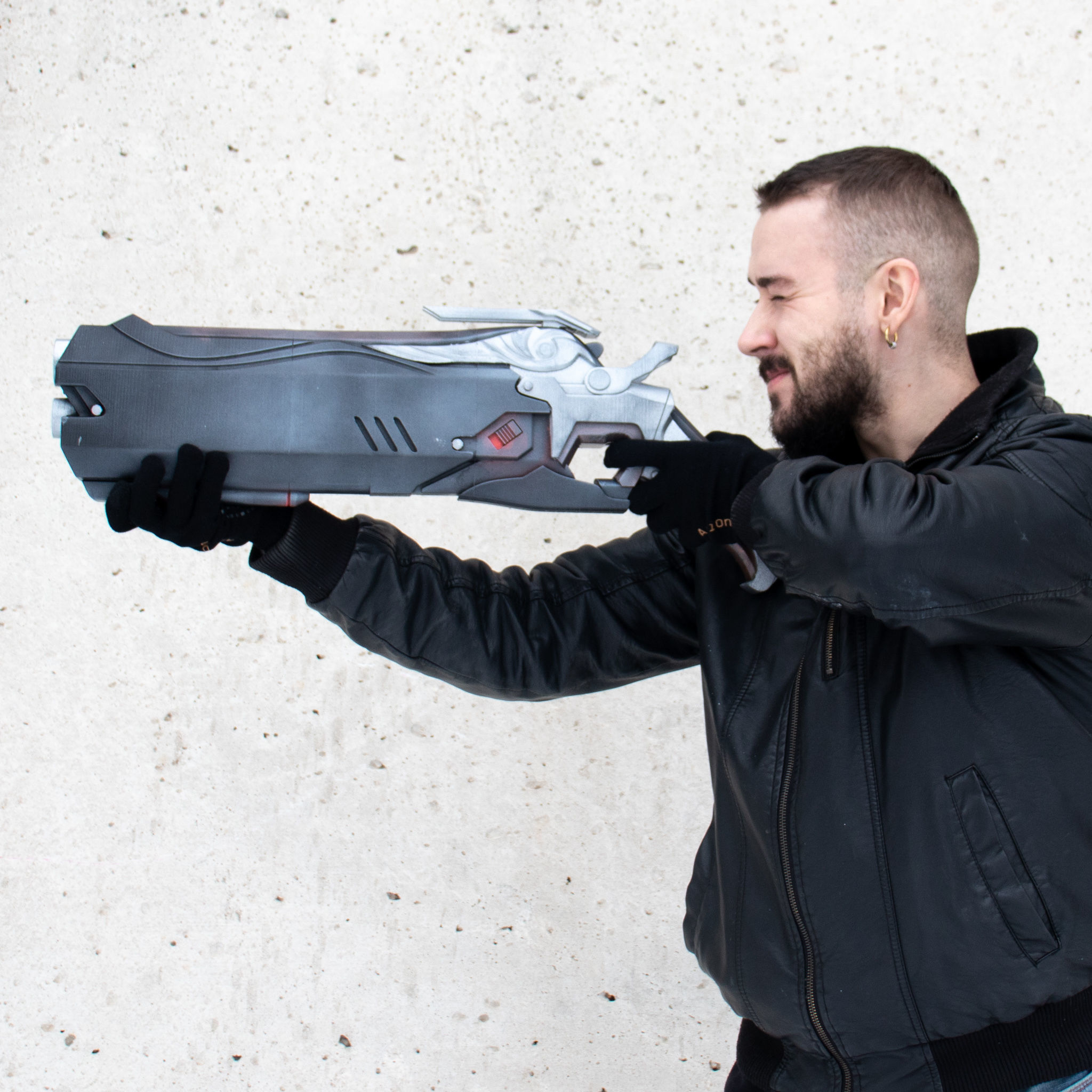 Overwatch Hellfire shotgun Prop Cosplay 3D model 3D printable | CGTrader