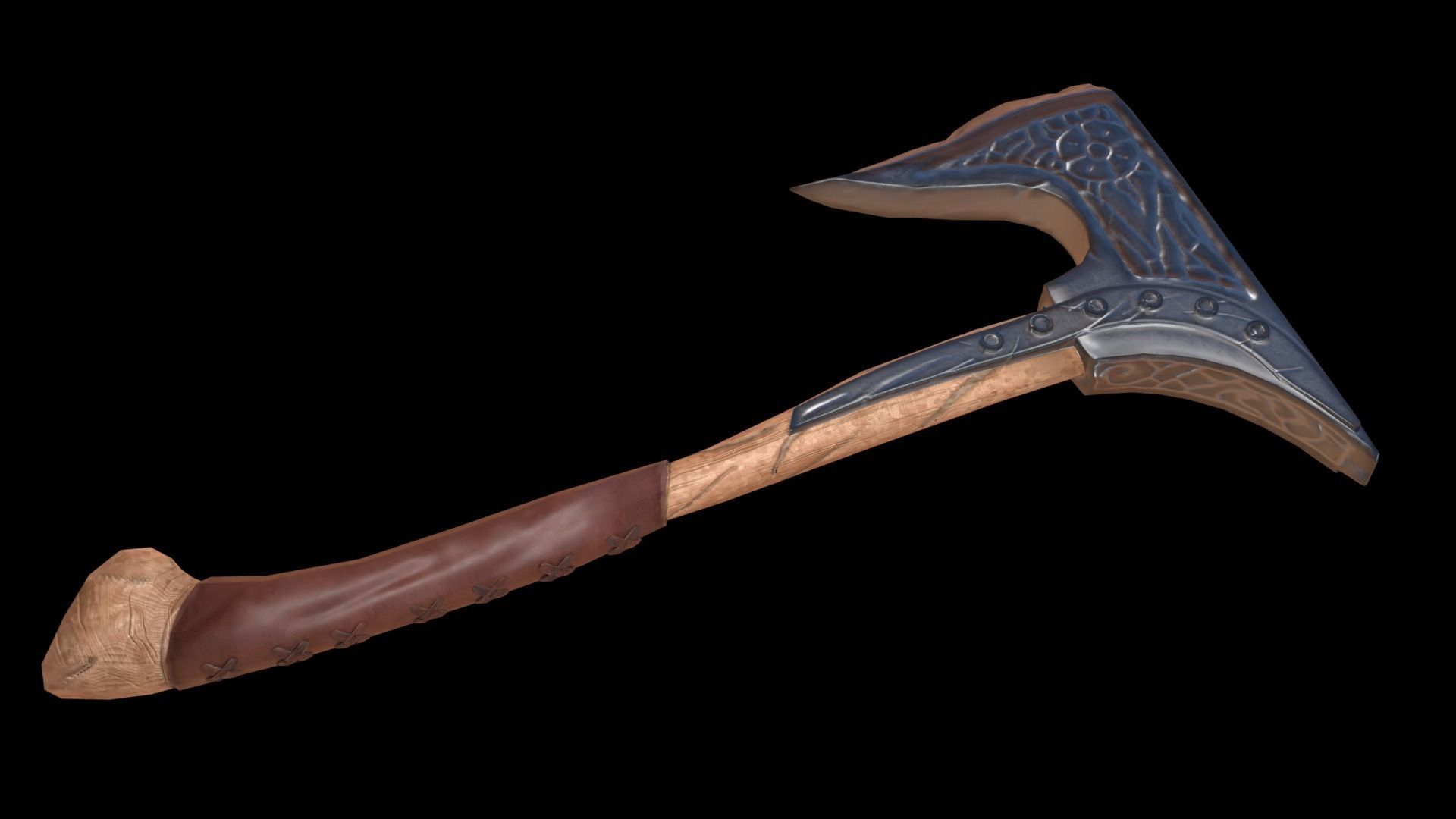 3D model Stylized Axe - GameReady - 2K Textures VR / AR / low-poly ...
