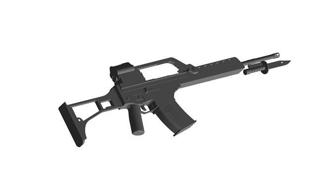 Heckler Koch G36 rifle 3D model | CGTrader
