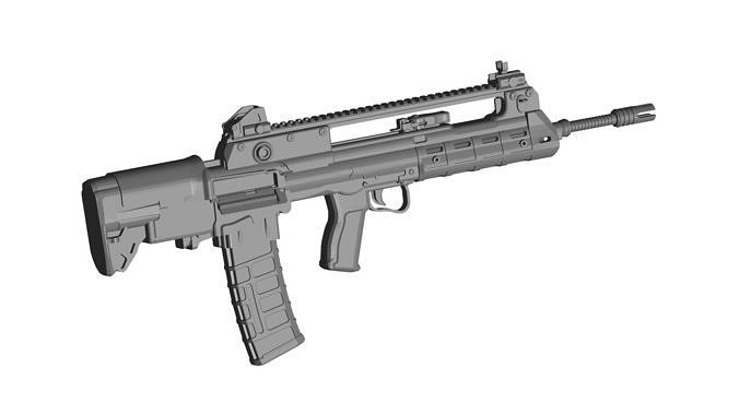 VHS-2 Assault Rifle 3D model | CGTrader