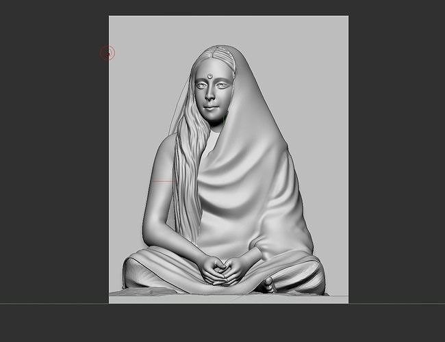 sarada devi 3D model 3D printable | CGTrader