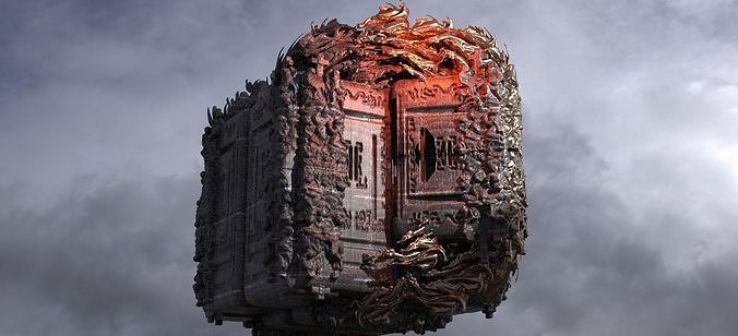 Dantes Inferno Hell Cube 3 cubes 3D model | CGTrader