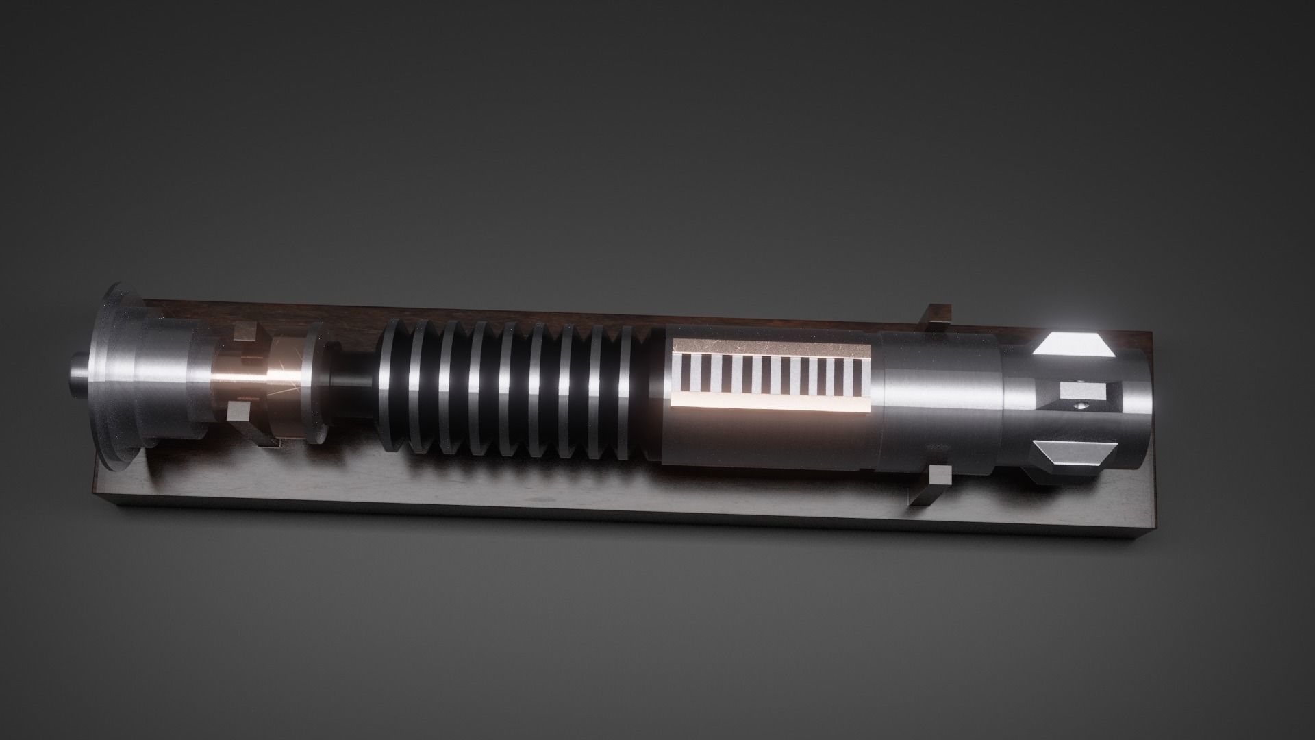 Lukes Lightsaber 3d Model Rigged Cgtrader
