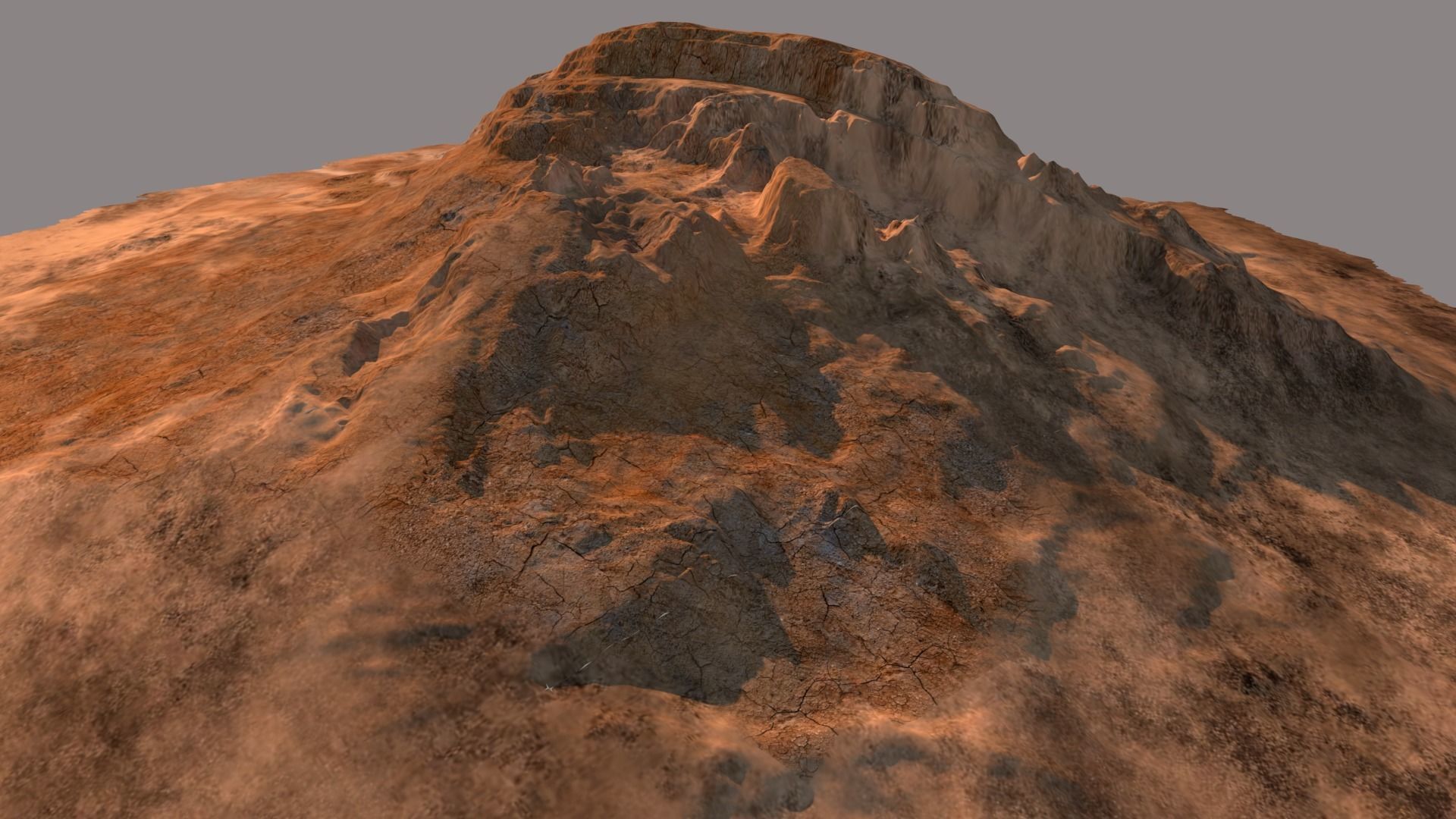 Real Desert Mountain Landscape free 3D model | CGTrader