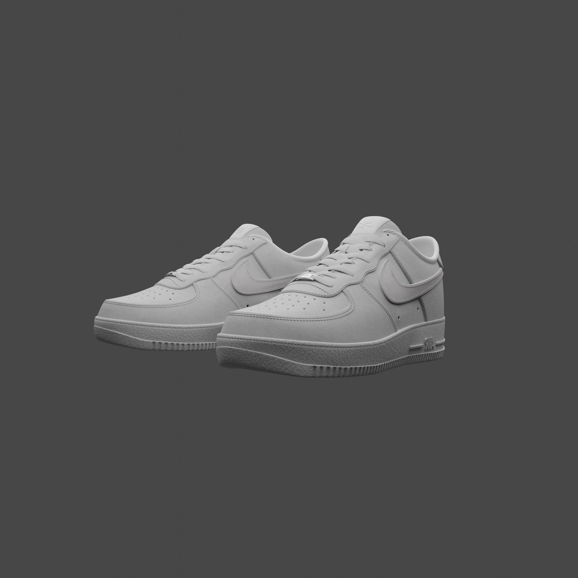 3D Nike Air Force 1 for Blender 3D model | CGTrader