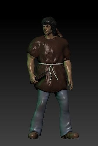 RAMBO v2 3D model 3D printable | CGTrader