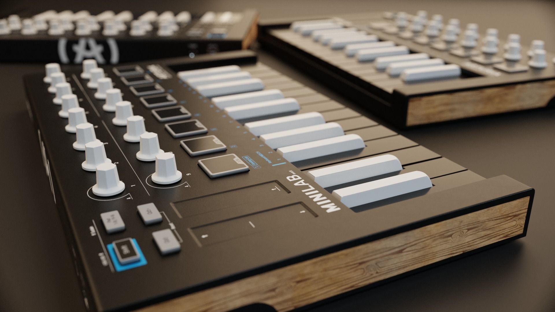 Arturia MiniLab MK2 MIDI Keyboard 3D model | CGTrader