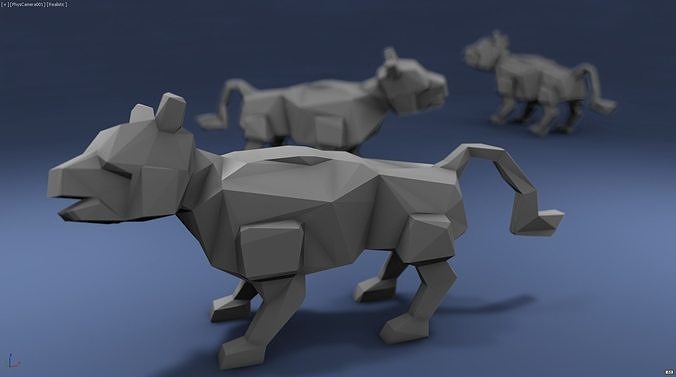 animal low poly a01 3D model 3D printable | CGTrader