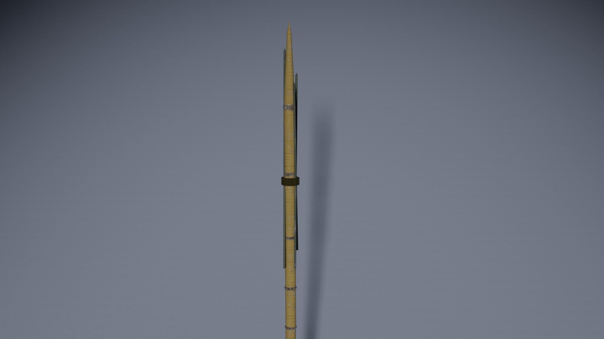 3D model Bamboo runcing - wooden spear model VR / AR / low-poly | CGTrader